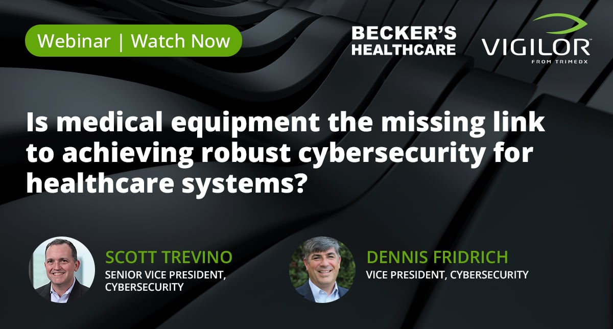 Why medical equipment may be the missing link to reaching robust cybersecurity